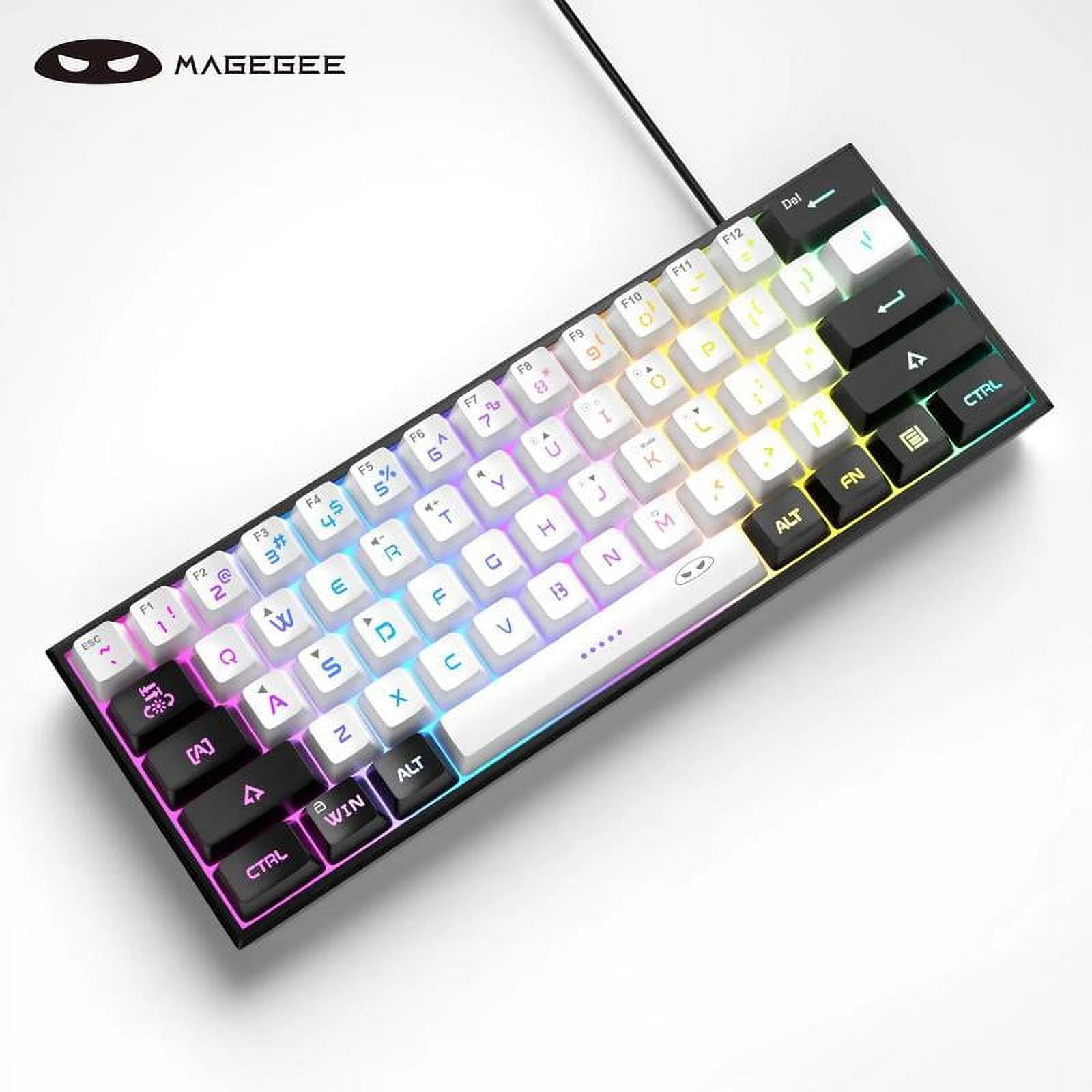 MageGee Mini 60% Membrane Gaming Keyboard, National Day Offers, RGB ...