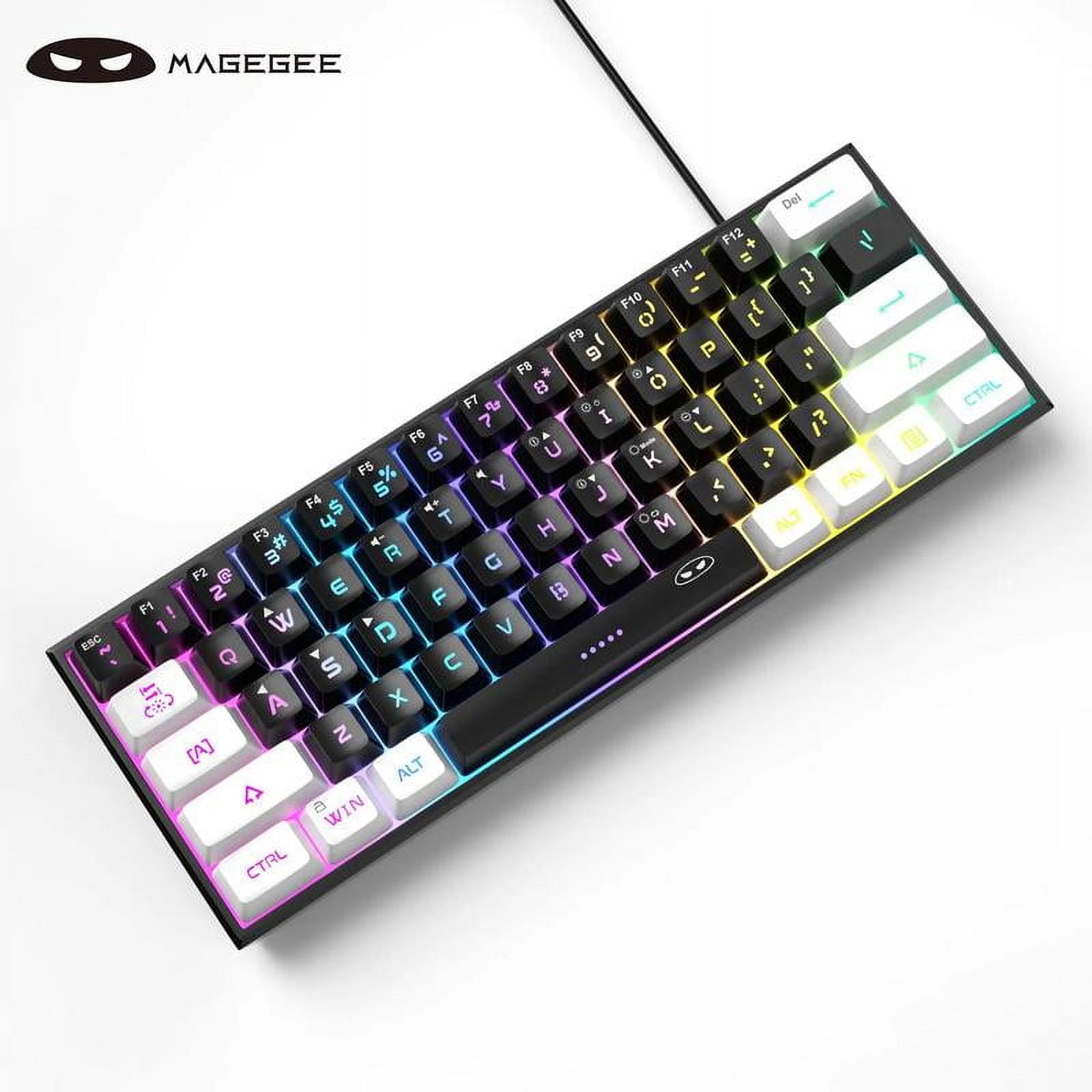 MageGee Mini 60% Membrane Gaming Keyboard, National Day Offers, RGB ...