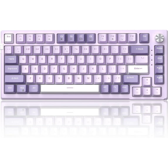 MageGee SKY81 75% Mechanical Gaming Keyboard, Hot Swappable Wired ...