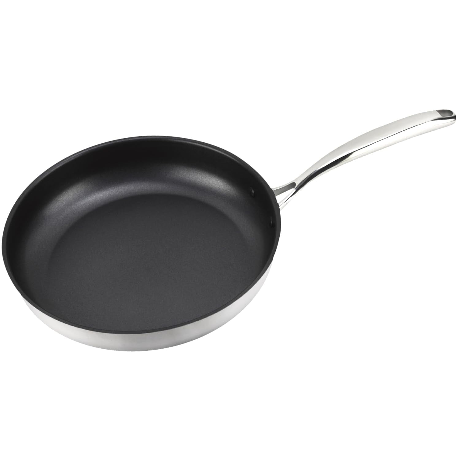 Magefesa Balance 11-Inch Stainless Steel Frying Pan with Xylan Plus Non ...
