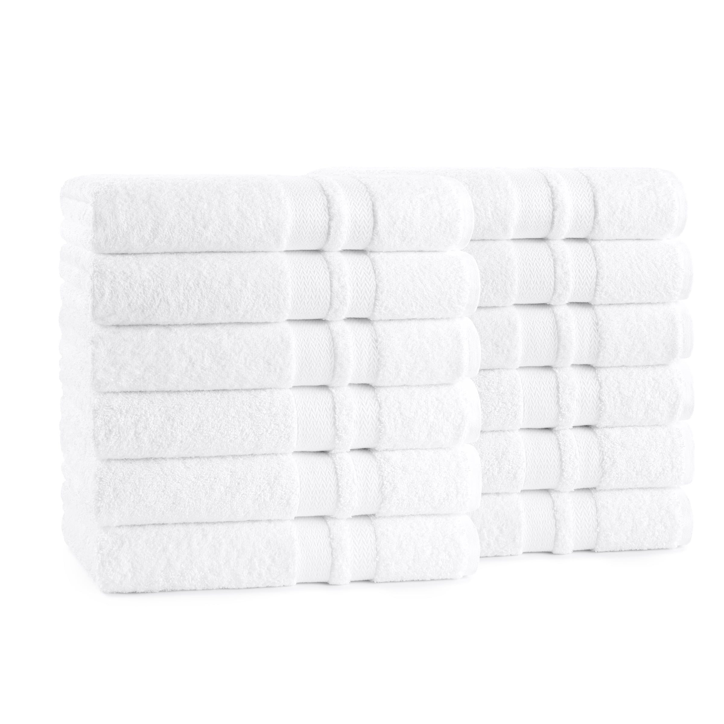 Arkwright Magellan 27x54 Bath Towels (Pack of 12), Soft Ring Spun ...