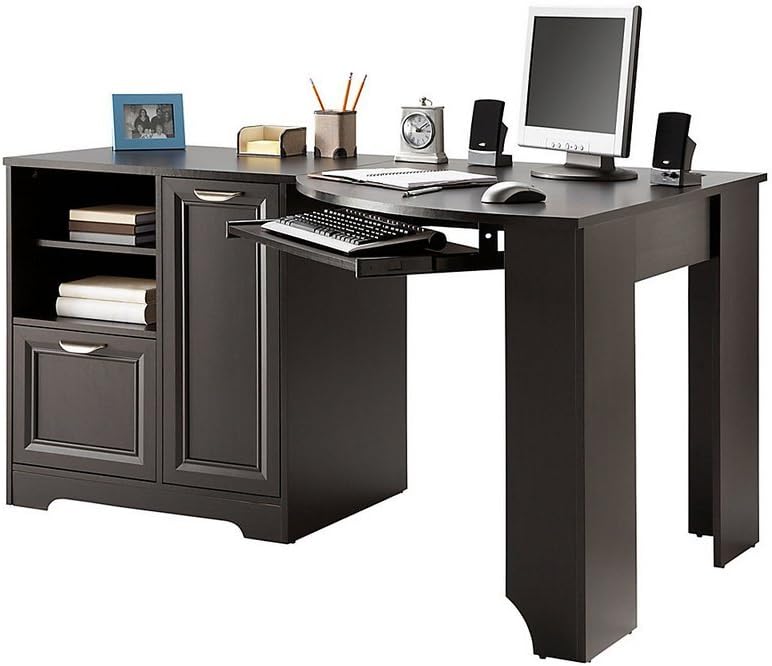 Magellan 60"W Corner Computer Desk, Espresso - Walmart.com