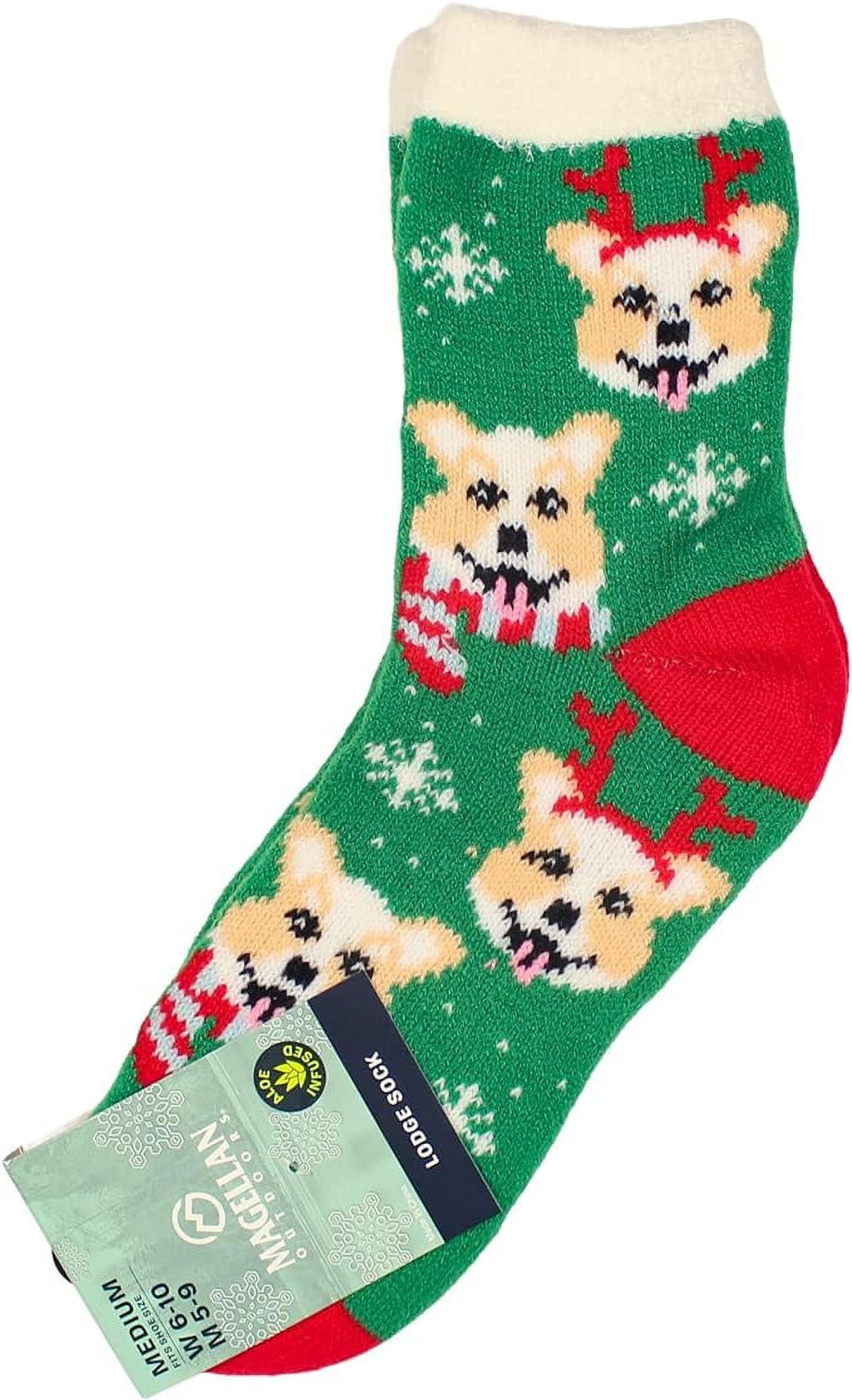 Magellan Outdoors Women's Lodge Socks Aloe Infused Soothing Spa Socks ...