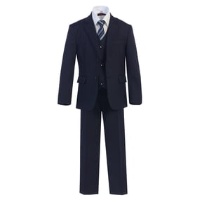 Kids World Big Boys' "In Charge" 5-Piece Suit (Sizes 8 - 20) - gray, 18 ...