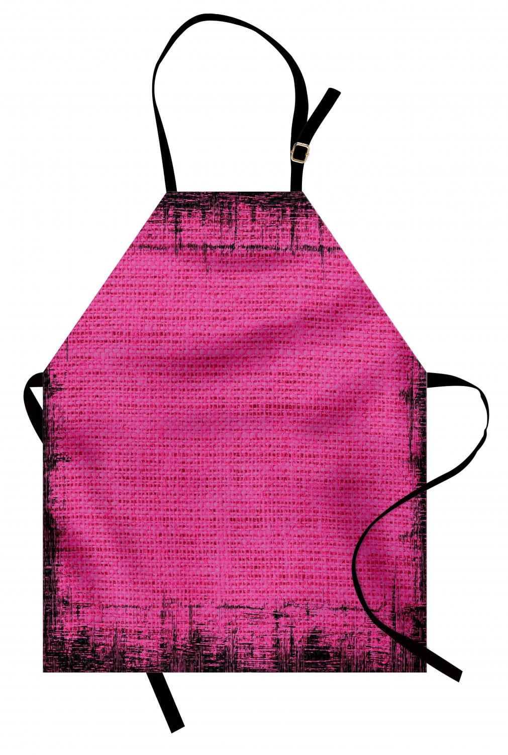 Magenta Apron Futuristic Design in Old Impressions Latex Grungy Murky ...