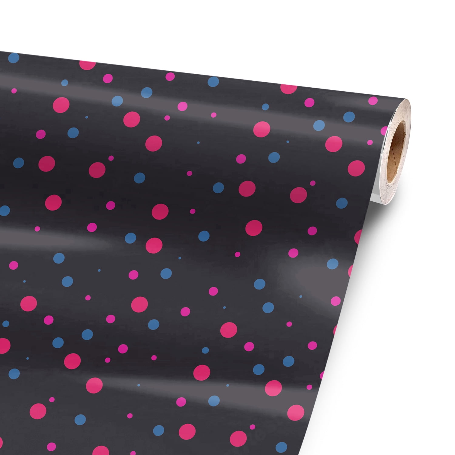Magenta Dots 72 Inch x 52 Inch Vinyl Wrap Sheet for large or custom ...