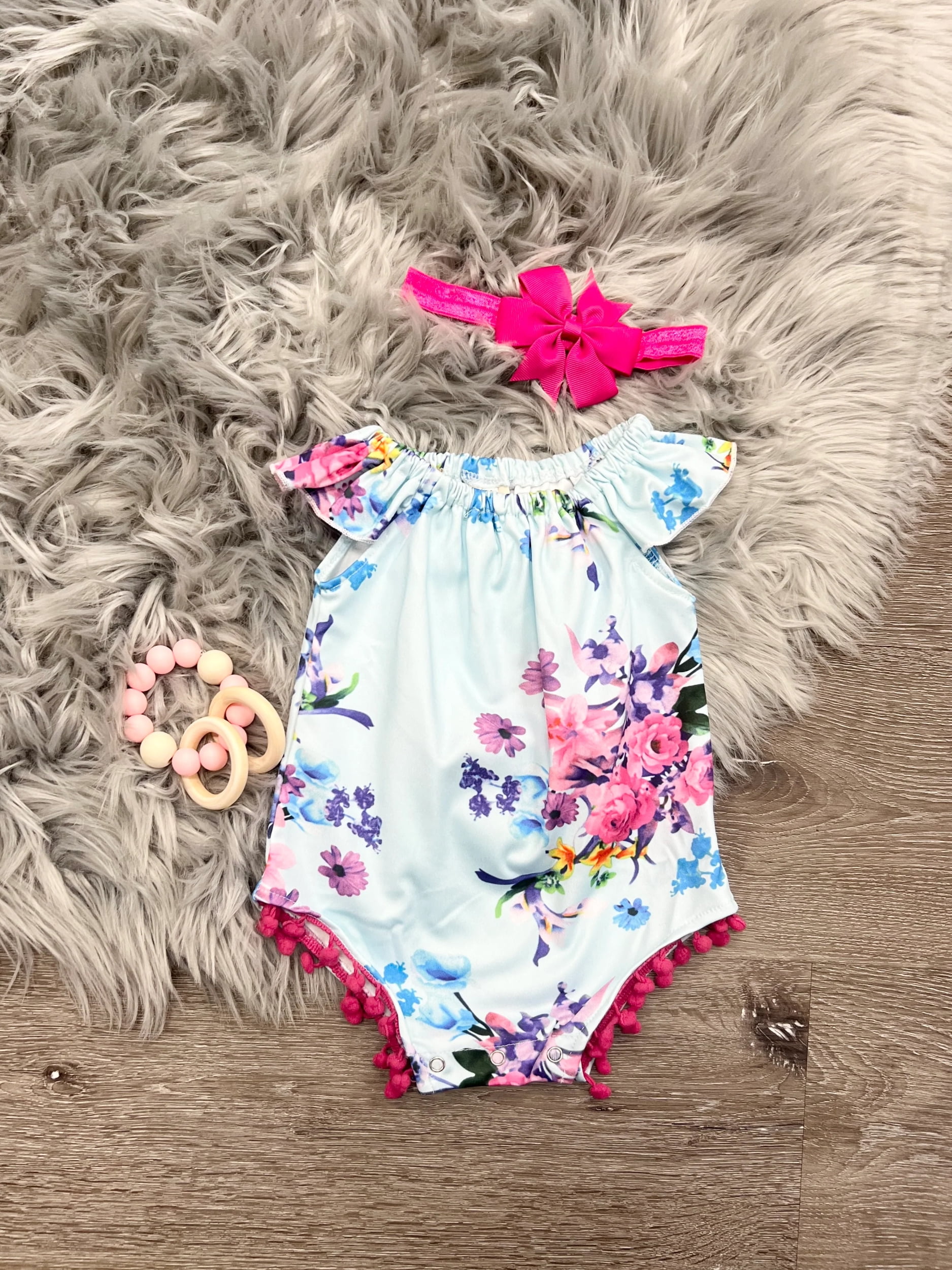 Magenta Poms Leotard - Walmart.com