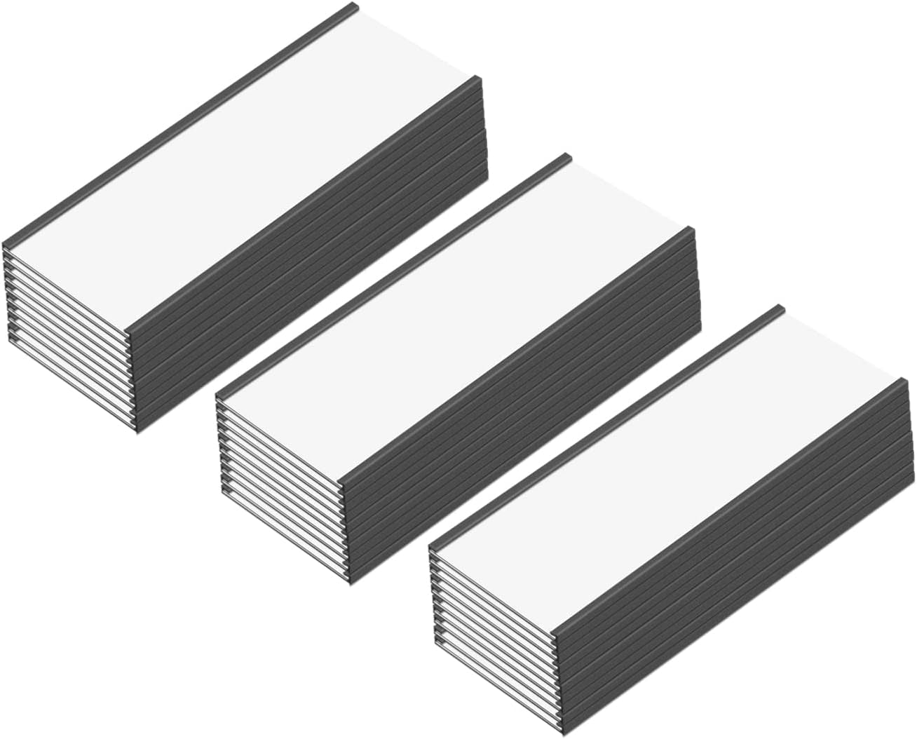Magentic Label Holders 3x6 Inch, Magnetic Labels for Shelving，Magnetic ...