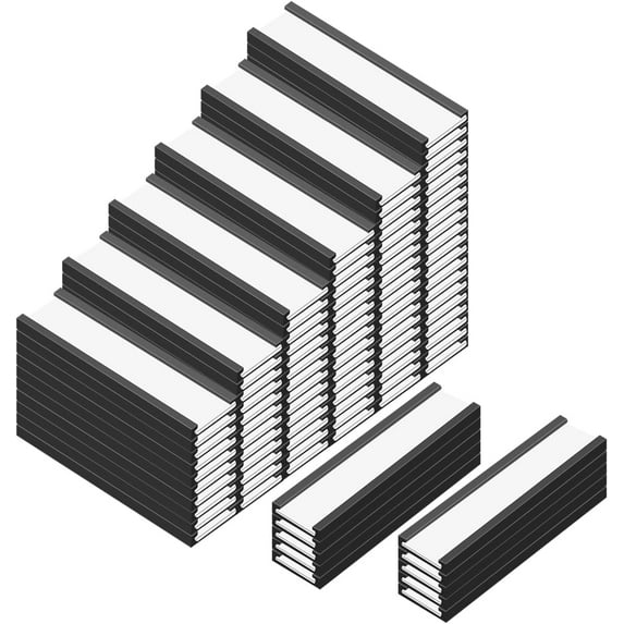 Magentic Label Holders 3x6 Inch, Magnetic Labels for Shelving，Magnetic ...