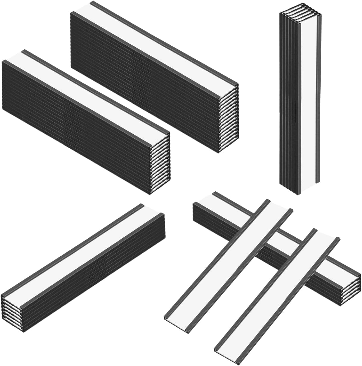 Magentic Label Holders 3x6 Inch, Magnetic Labels for Shelving，Magnetic ...