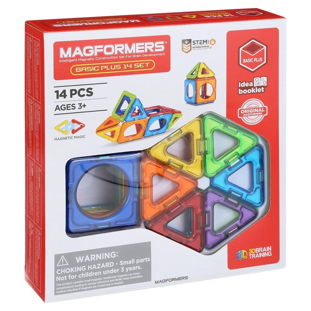 Magformers Basic Plus 14 Pc Set - Walmart.com
