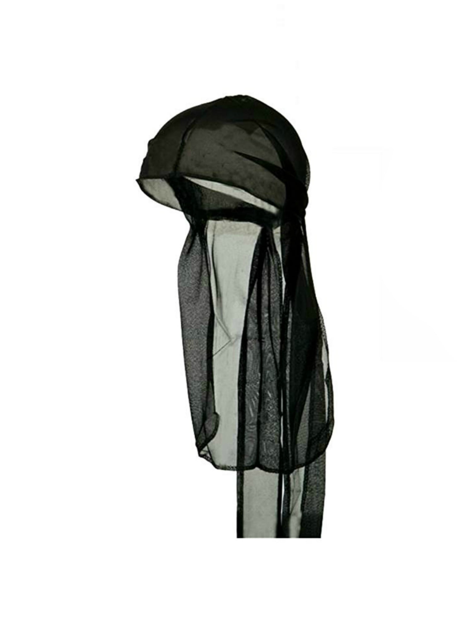 Magg Shop Ultra Stretch 100% Polyester Durag Hats with Extra Long Tail ...