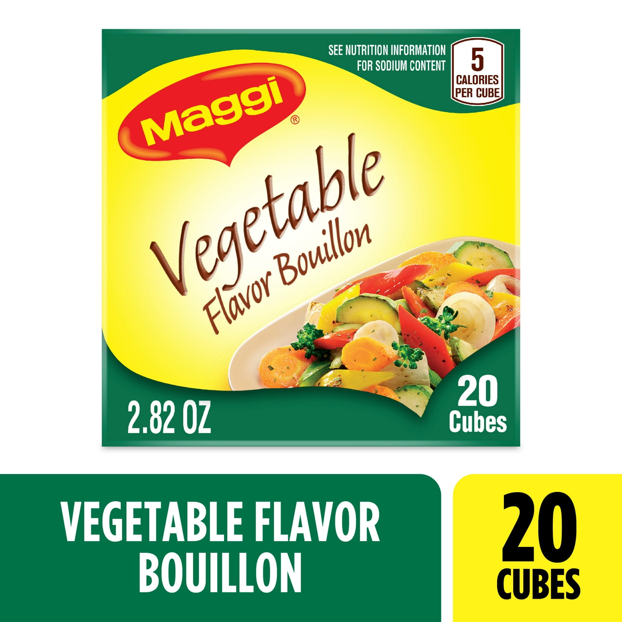 Maggi Caldo Sabor A Vegetales Vegetable Flavor Bouillon Cubes ...