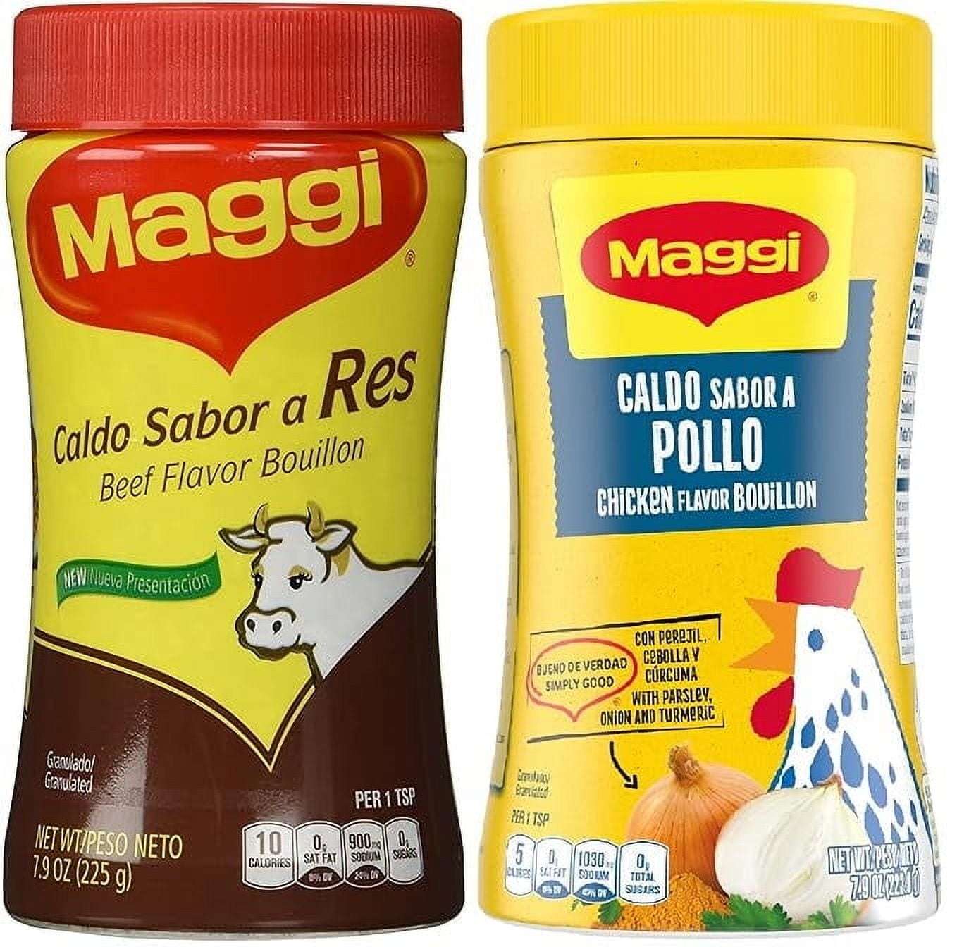 Maggi Chicken & Beef Bouillon Powder - Granulated Seasoning Base for ...