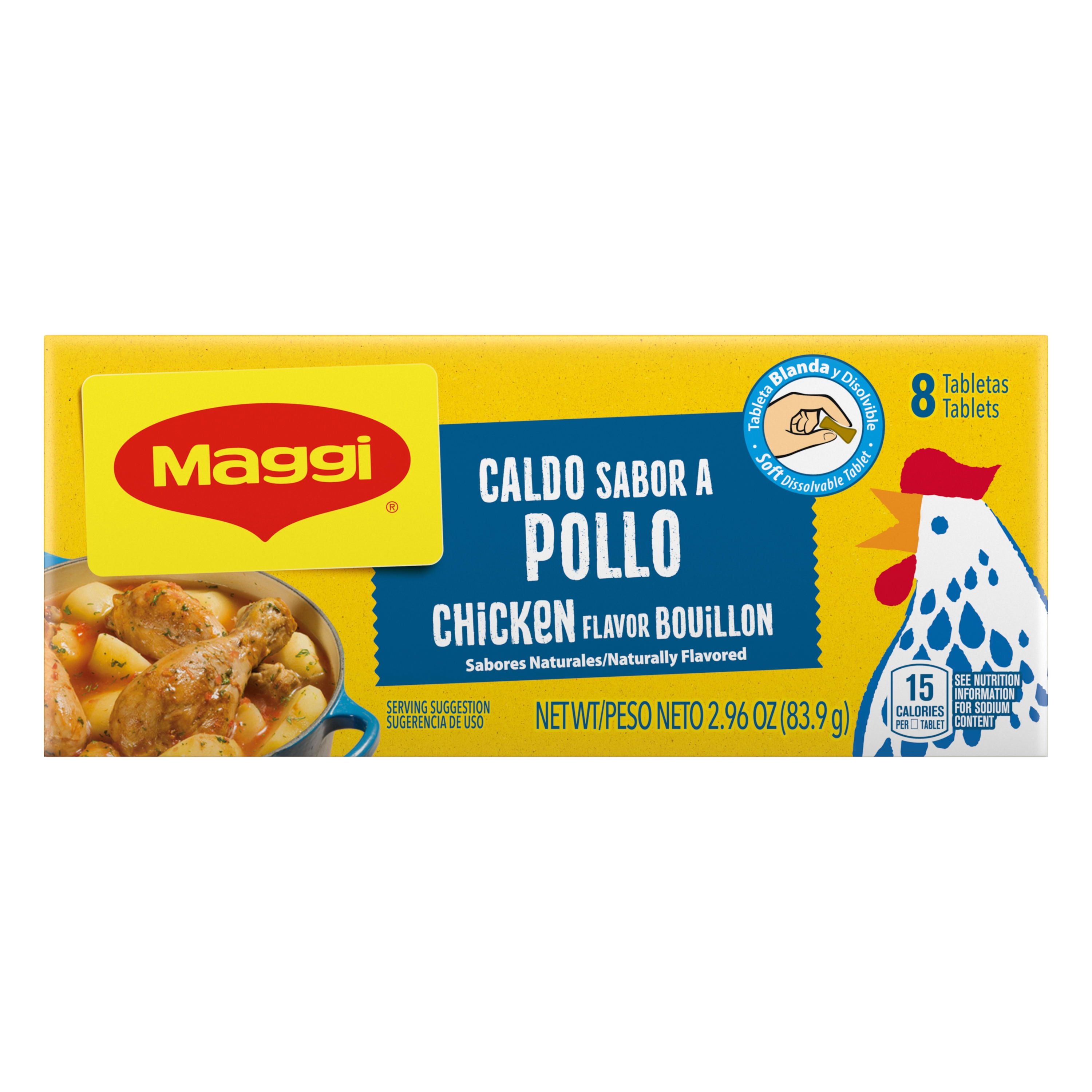 Maggi Chicken Flavor Bouillon Tablets, 2.43 Oz 2.96 oz - Walmart.com