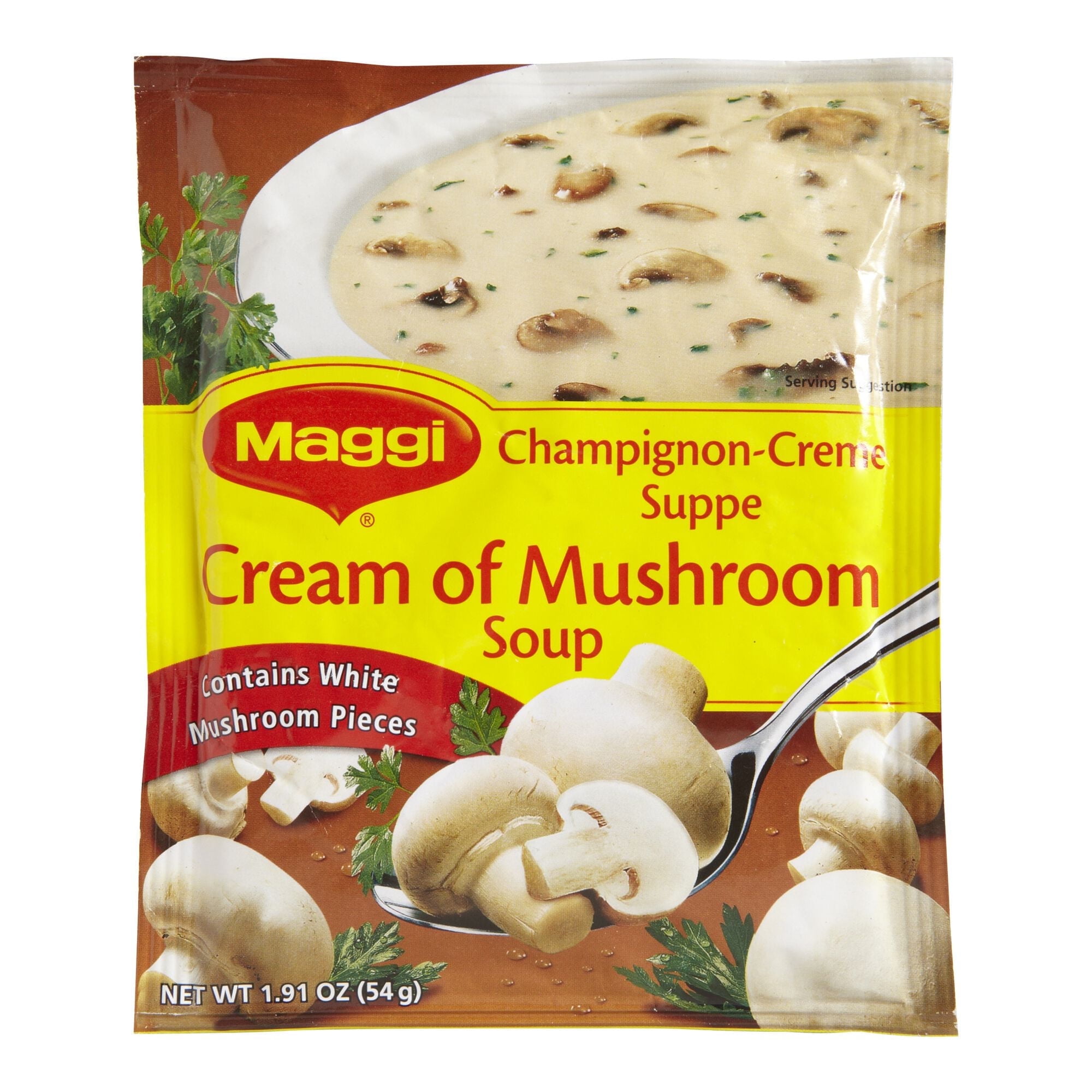 Maggi Cream of Mushroom Soup Mix 1.91 oz. 2ea - Walmart.com