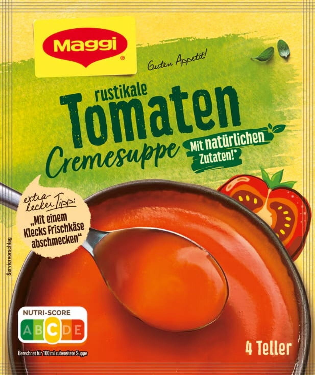 Maggi Cream of Tomato instant soup 1 packet/4 servings Made in Germany ...
