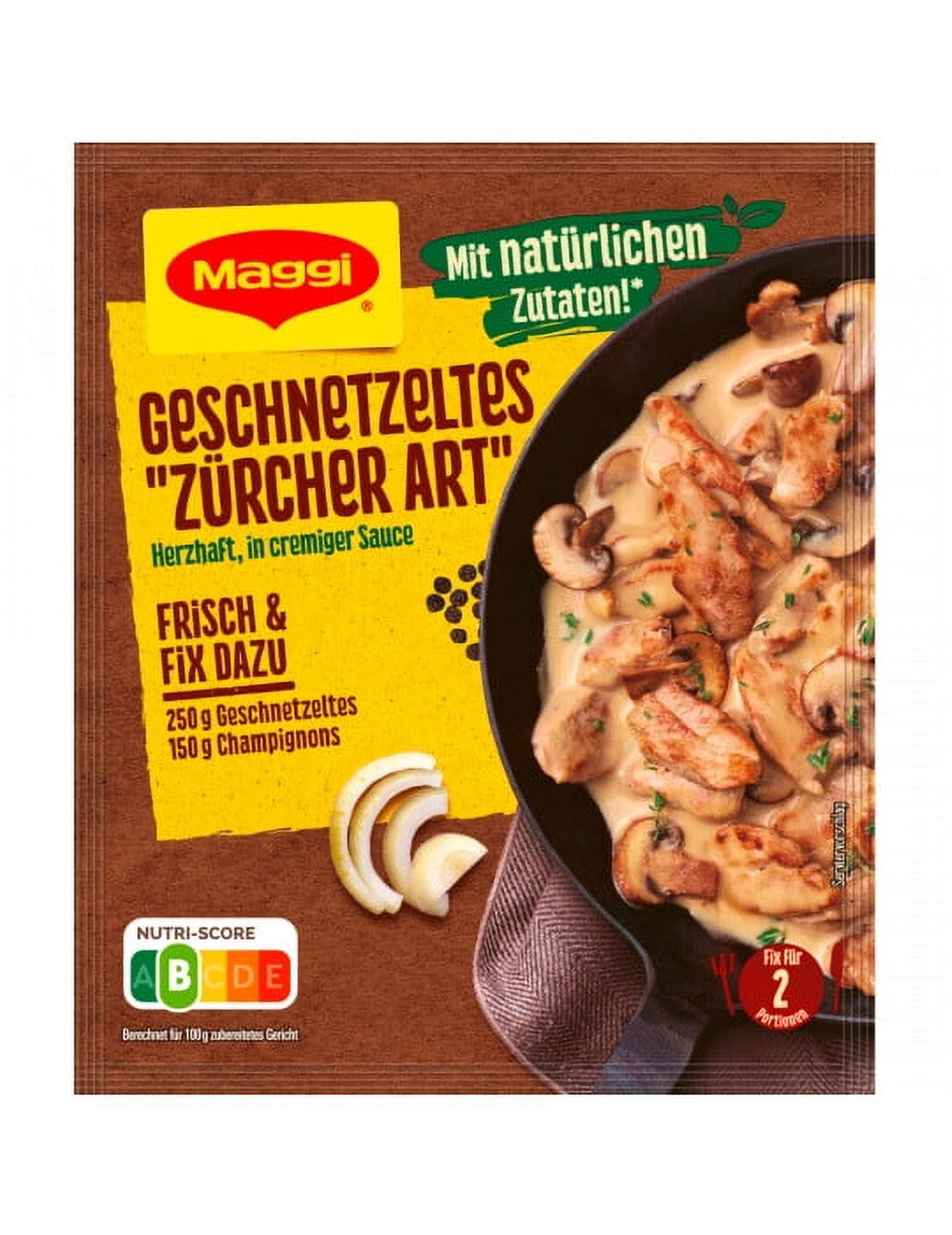 Maggi Fix Geschnetzeltes Zurich style spice packet 4 ct./ 8 servings ...