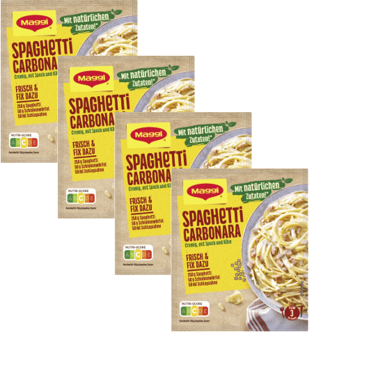 Maggi Fix Spaghetti CARBONARA seasoning packet 4ct./12 servings ...