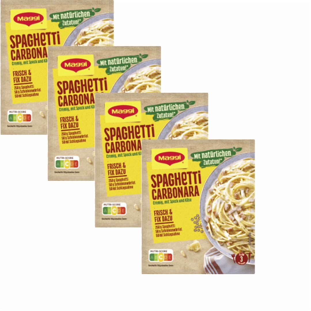 Maggi Fix Spaghetti CARBONARA seasoning packet 4ct./12 servings ...