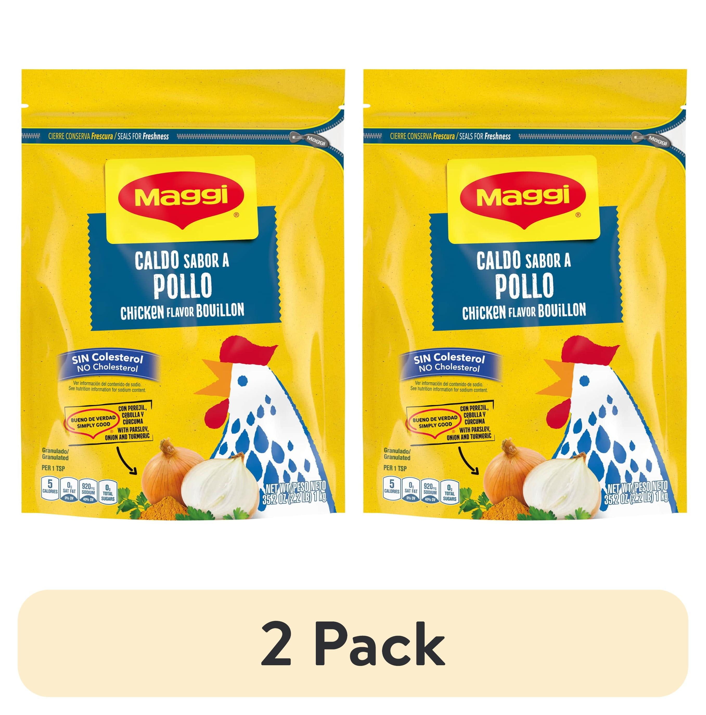 (2 pack) Maggi Caldo Sabor A Pollo Chicken Flavored Bouillon Powder ...