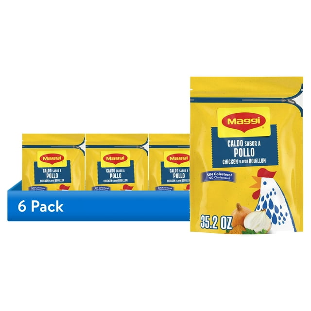 (6 pack) Maggi Caldo Sabor A Pollo Chicken Flavored Bouillon Powder ...