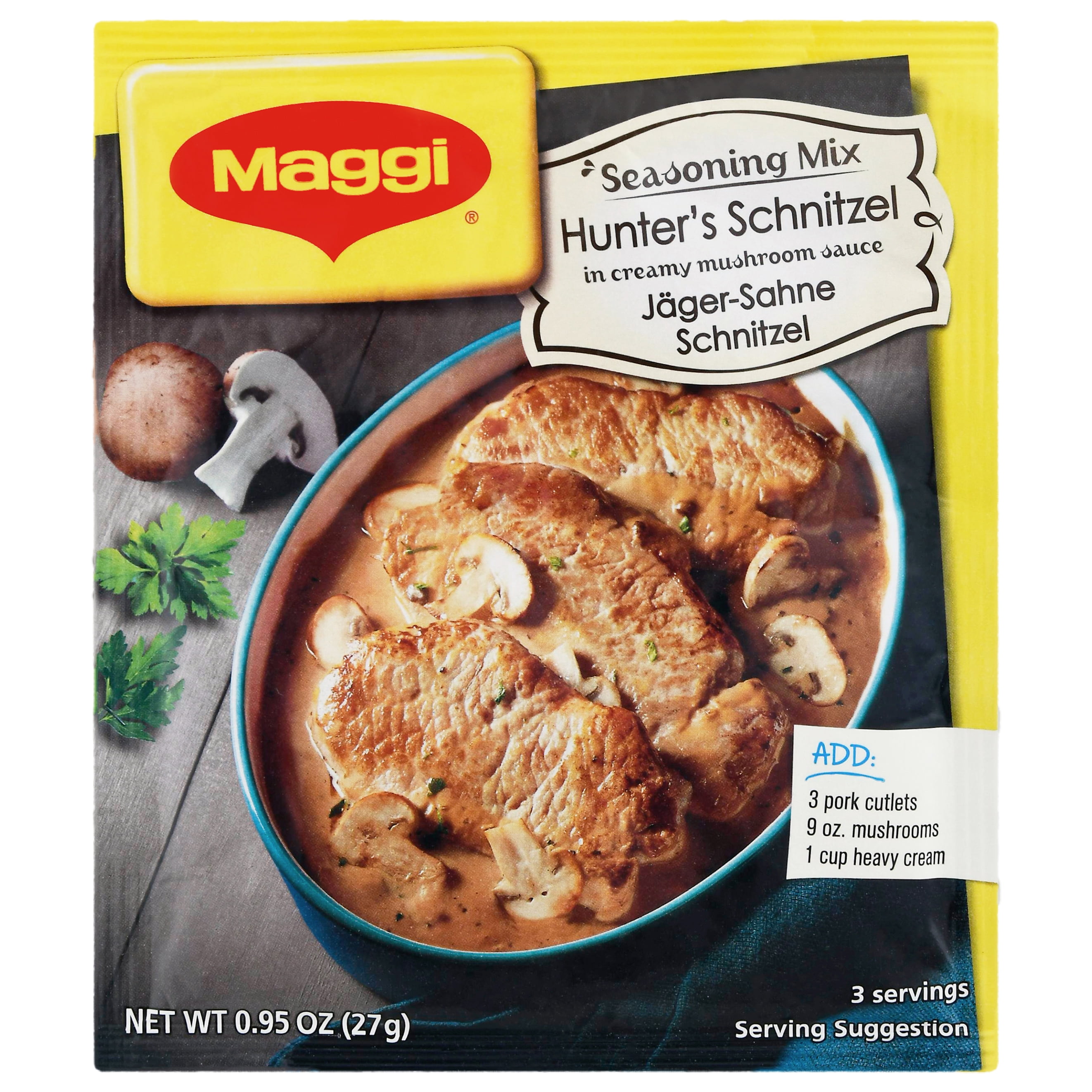 Maggi Jager Schnitzel Seasoning Mix 0.952 oz (Pack Of 22) - Walmart.com