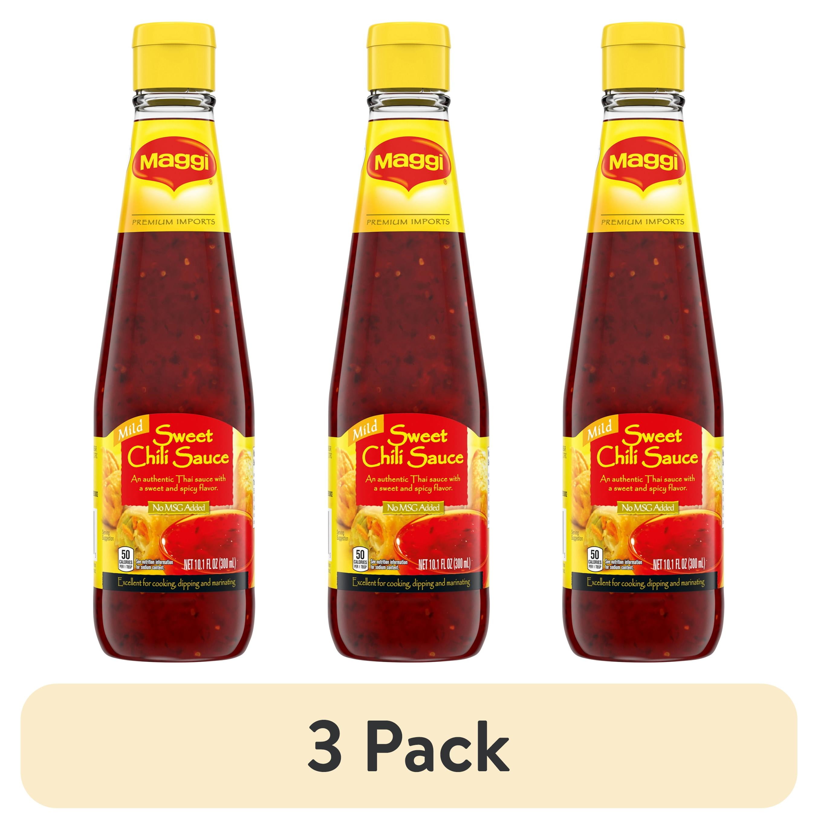 (3 pack) Maggi Mild Sweet Chili Sauce, Liquid, No Msg Added, 11.43 fl ...