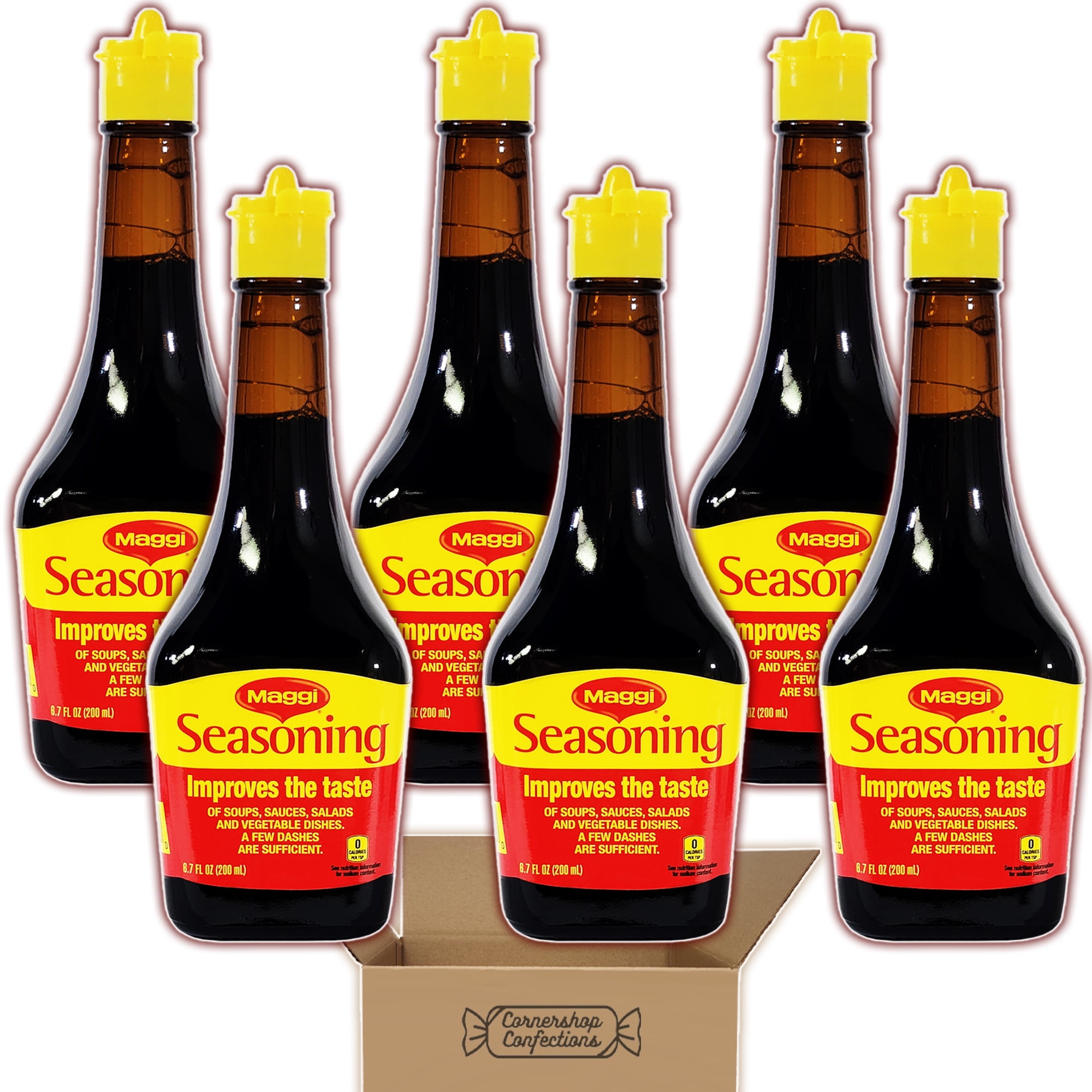 Maggi Seasoning 6 Bottle Bundle Pack - 6 6.7 Ounce Bottles of Maggi ...