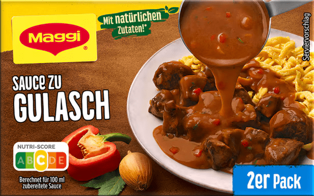 Maggi instant gravy GULASCH -Double Pack - Made in Germany - Walmart.com