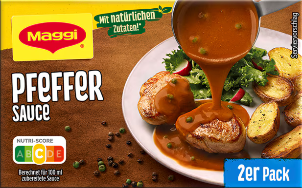 Maggi instant gravy PEPPER Sauce -Double Pack- Made in Germany ...