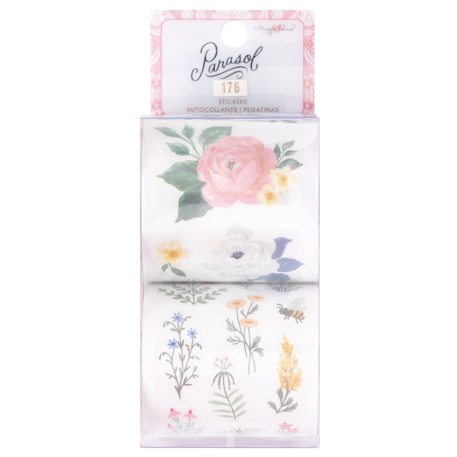 Maggie Holmes Parasol Clear Sticker Rolls-176/Pkg - Walmart.com