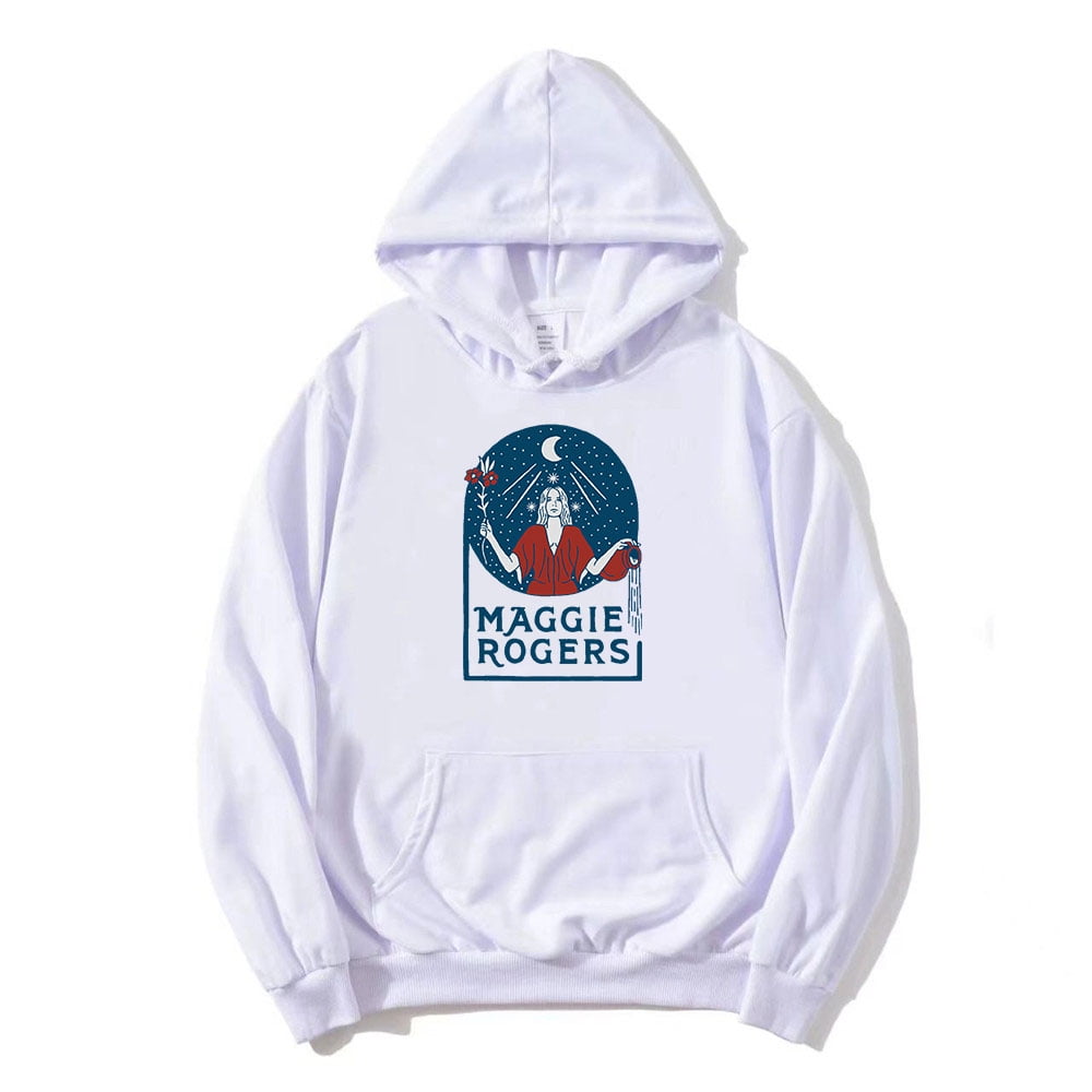 Maggie Rogers Heard It In A Past Life Merch Hoodie Pockets Drawstring ...