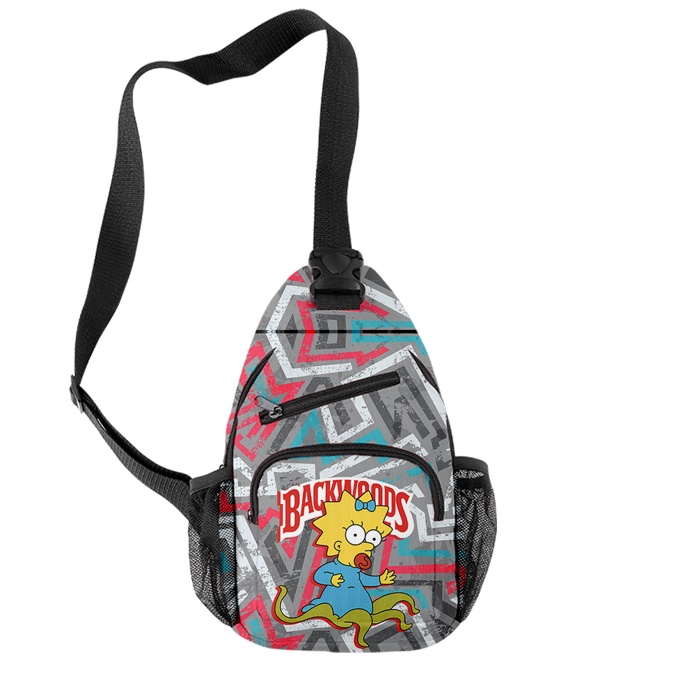 Maggie Simpson BACKWOODS Oxford backpack student school bag schoolbag ...