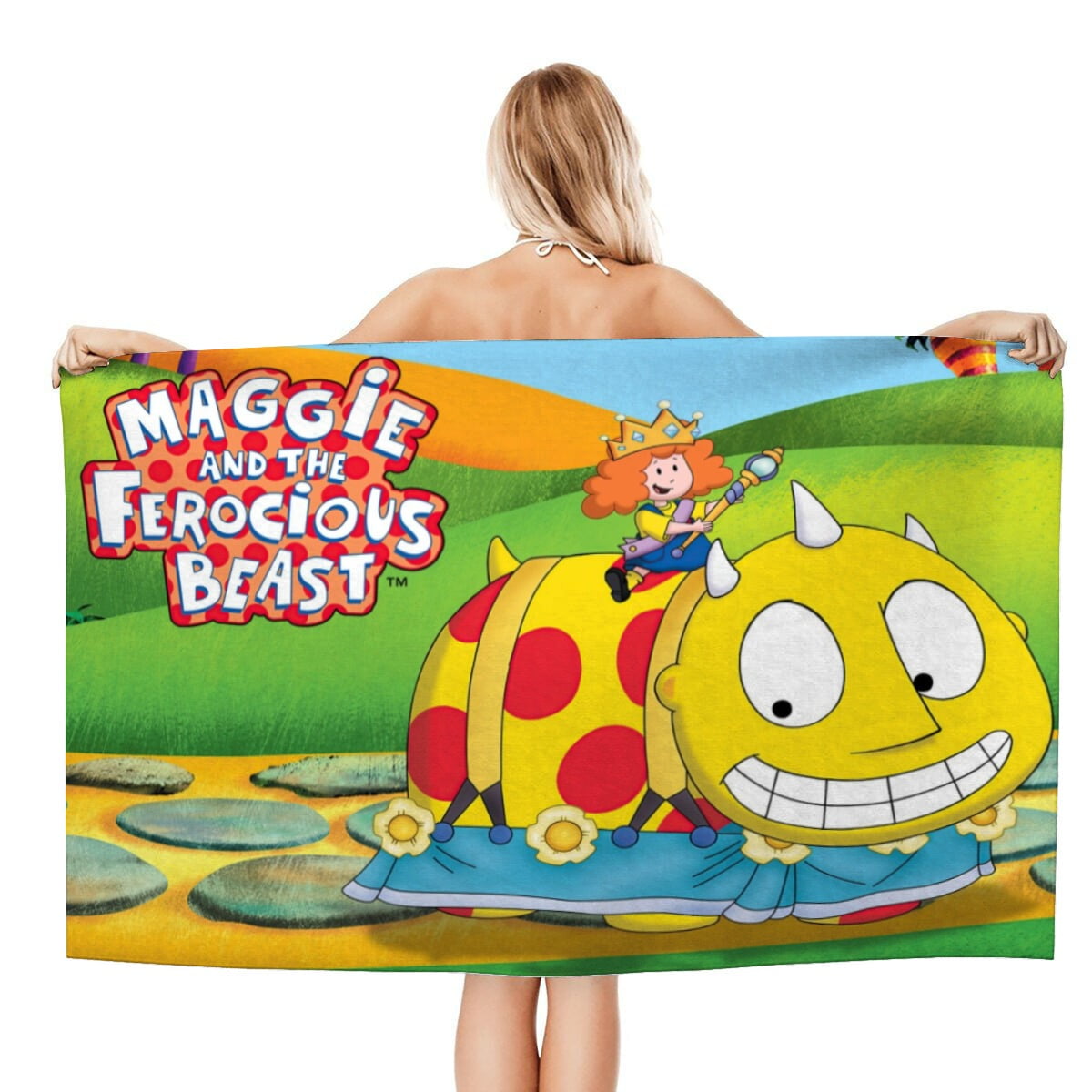 Maggie and the ferocious beast Gifts Beach Towel for Women Girl ...