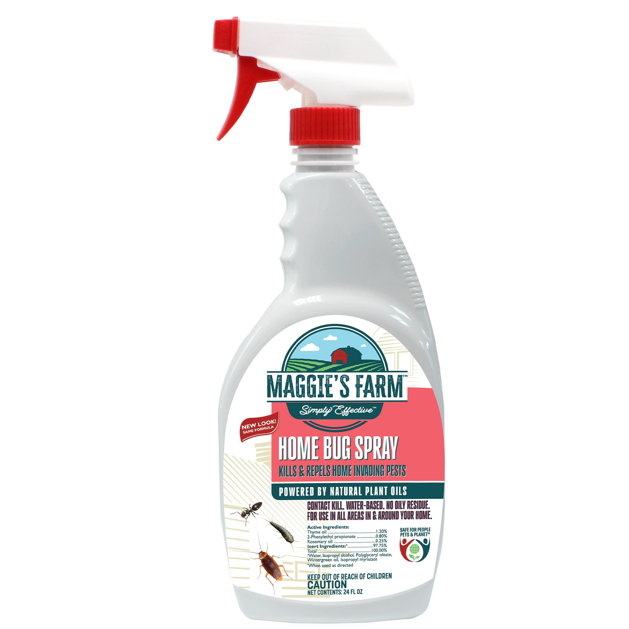 Maggie's Farm Home Bug Spray, 24 Ounce - House Insect Control, Crawling ...
