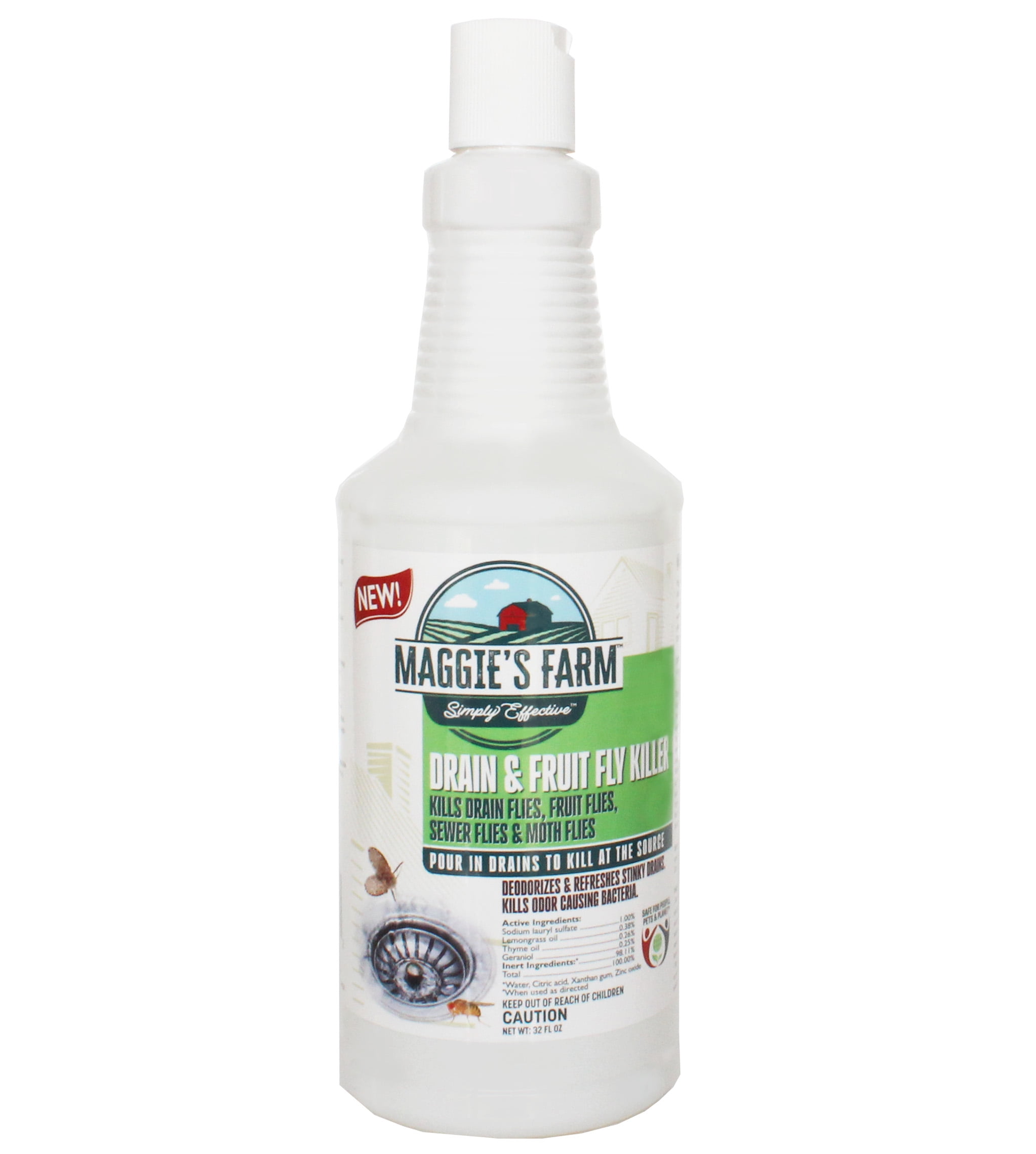 Maggie's Farm Drain & Fruit Fly Killer - Walmart.com