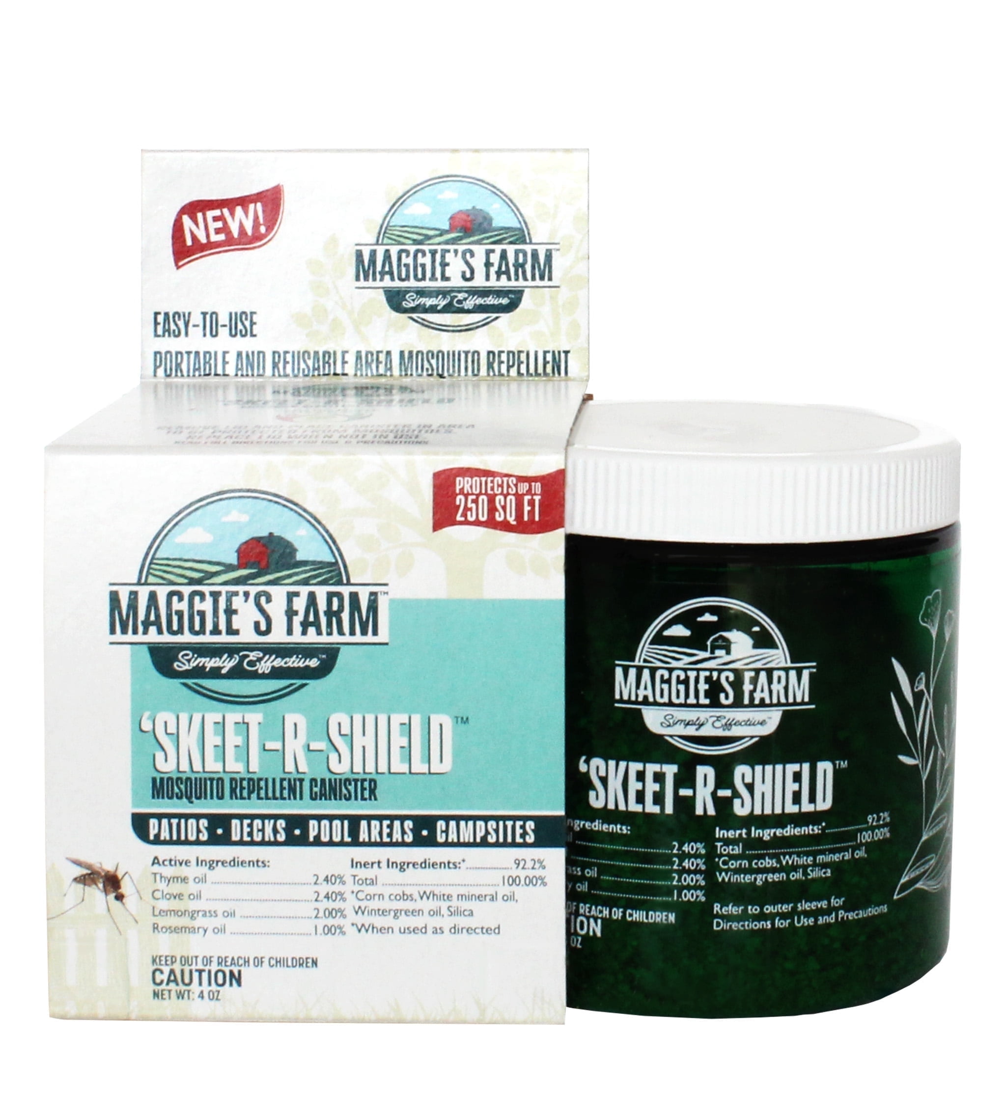 Maggie's Farm Easy To Use Canister mosquito repellent - Walmart.com