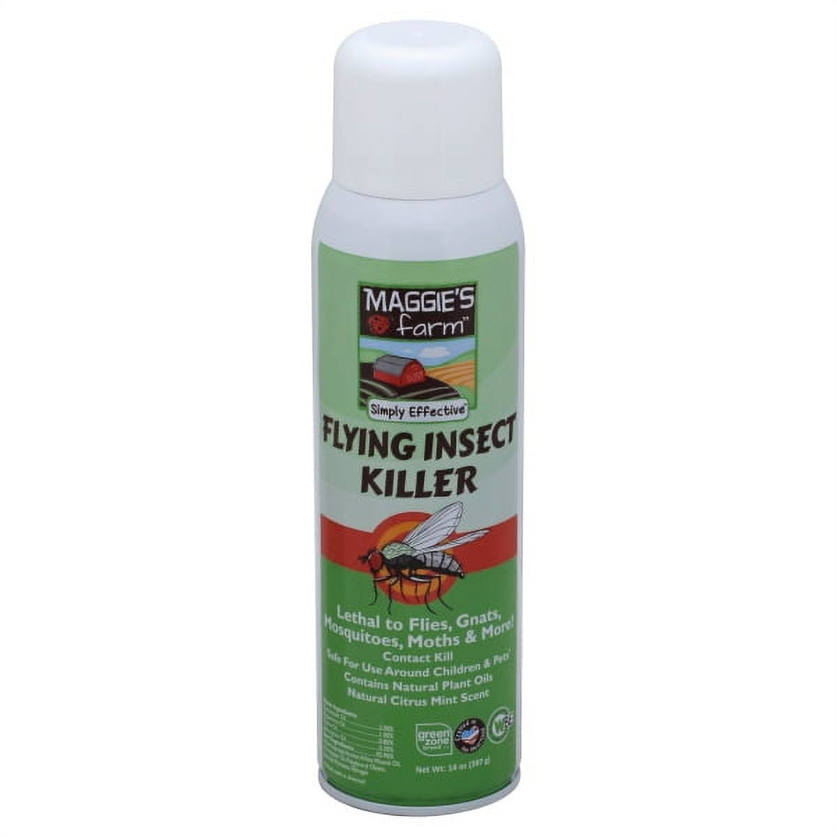Maggie's Farm 14-ounce Flying Insect Killer Spray for Indoor & Outdoor ...
