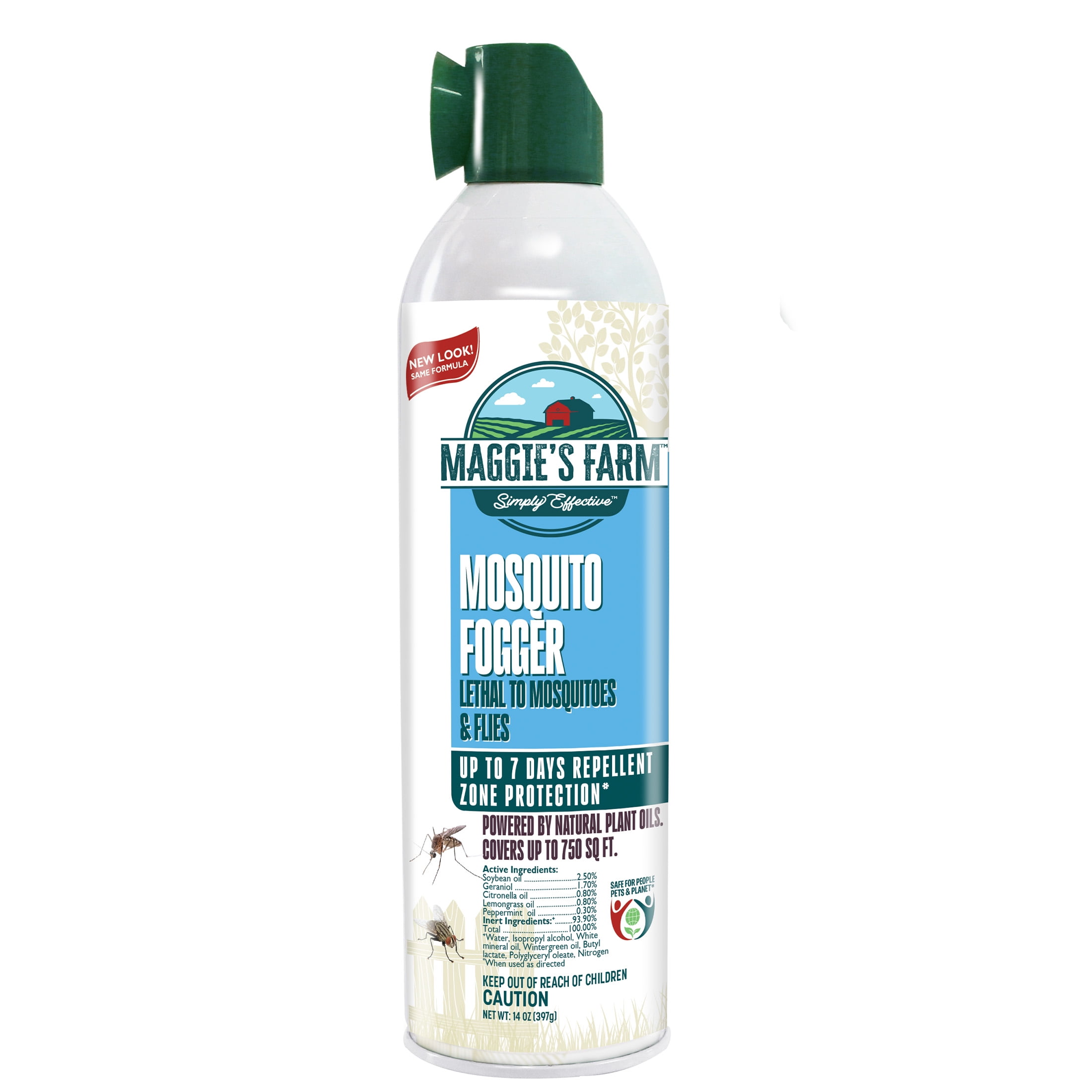 Maggie's Farm Outdoor Mosquito Fogger - Backyard Garden Bug Treatment, Pet Safe, 7 Days ...