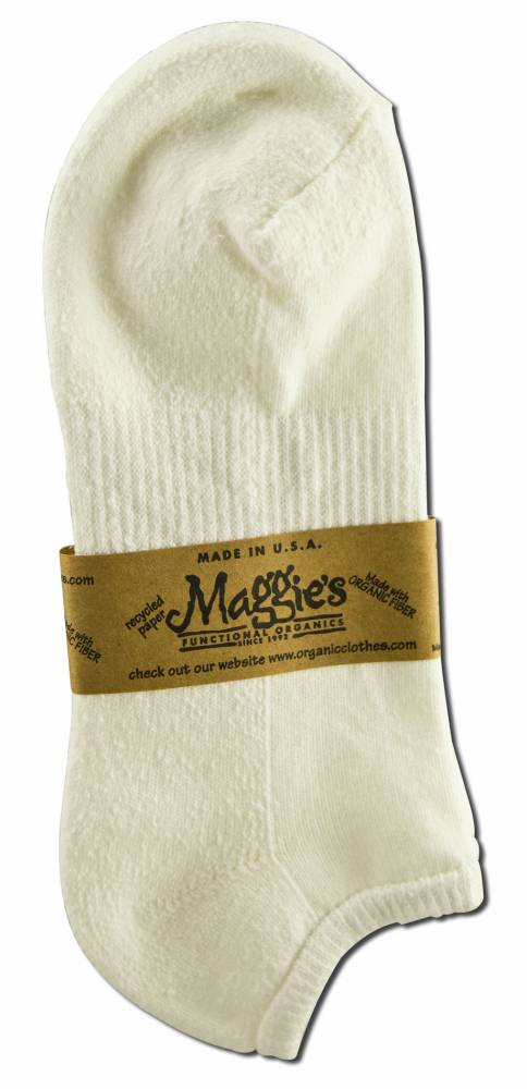 Maggie's Organics - "Ped" Athletic Socks, Natural 10-13 - Walmart.com