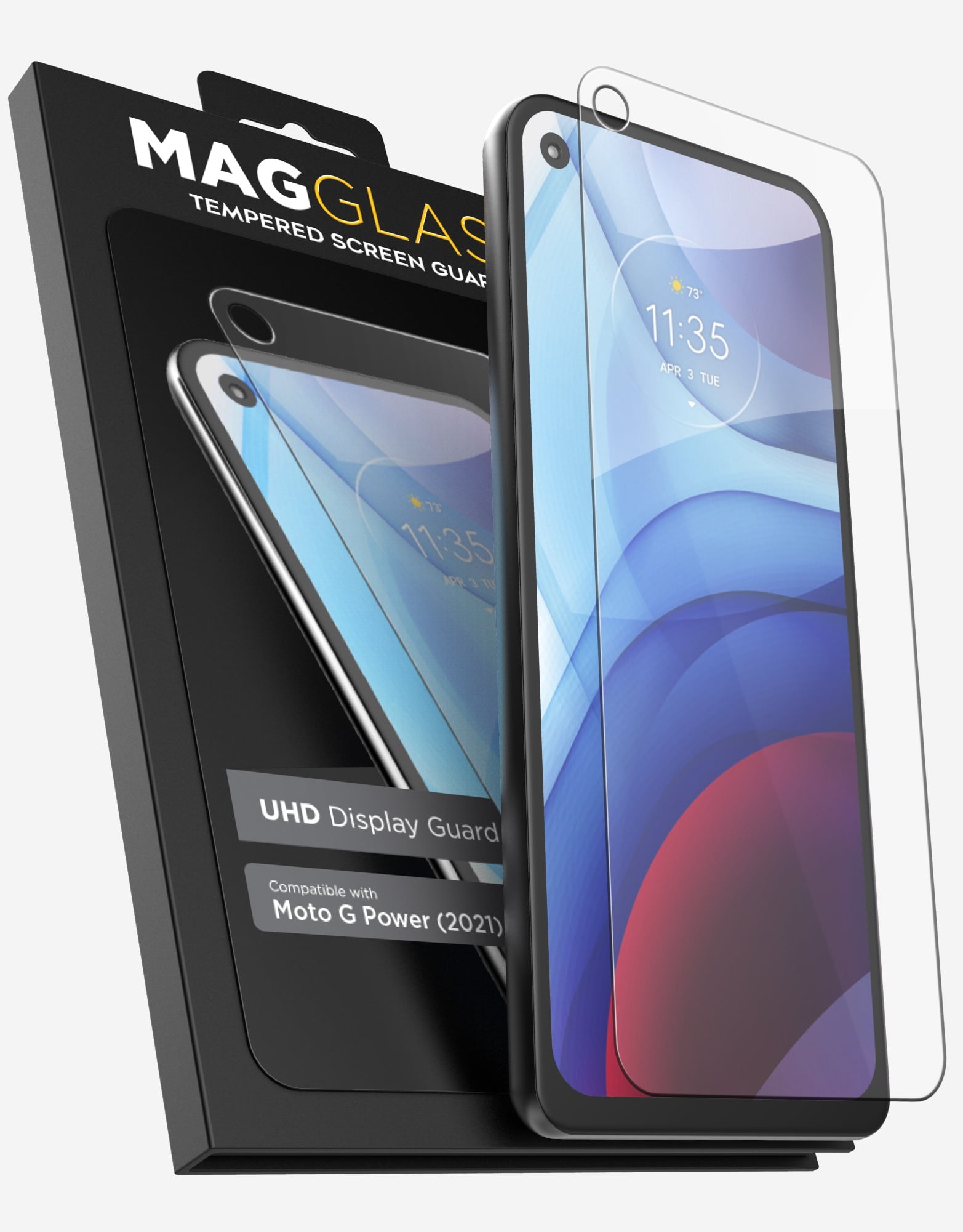 Magglass 2021 Moto G Power Screen Protector Tempered Glass - Anti ...