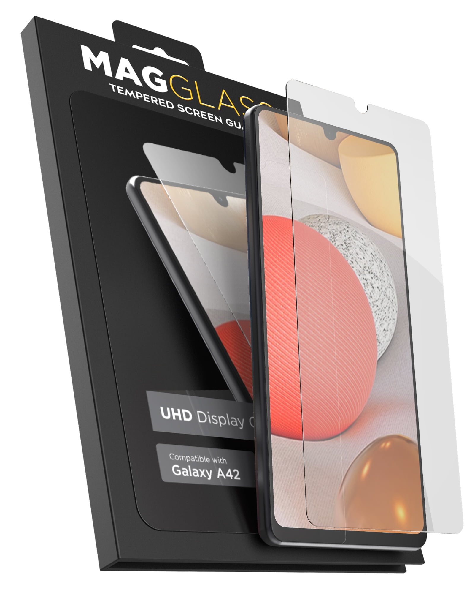 Magglass Samsung A42 Screen Protector Tempered Glass - Anti Bubble UHD ...