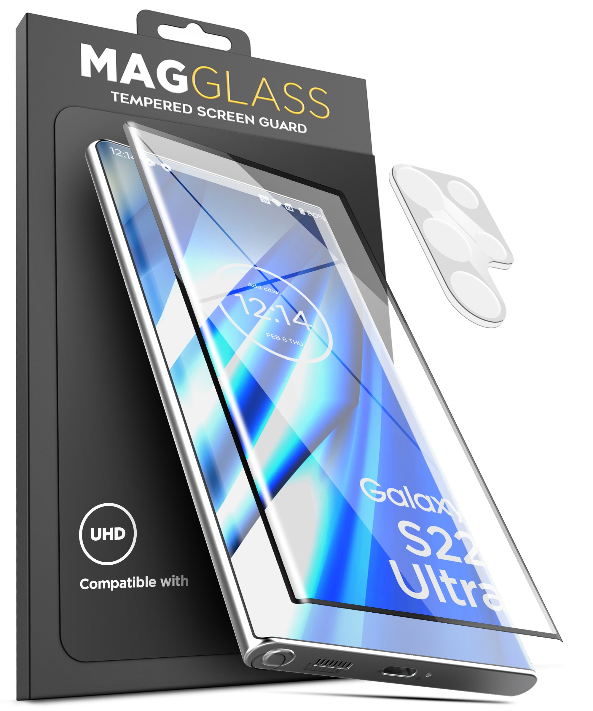 Magglass Screen Protector Designed for Samsung Galaxy S22 Ultra ...