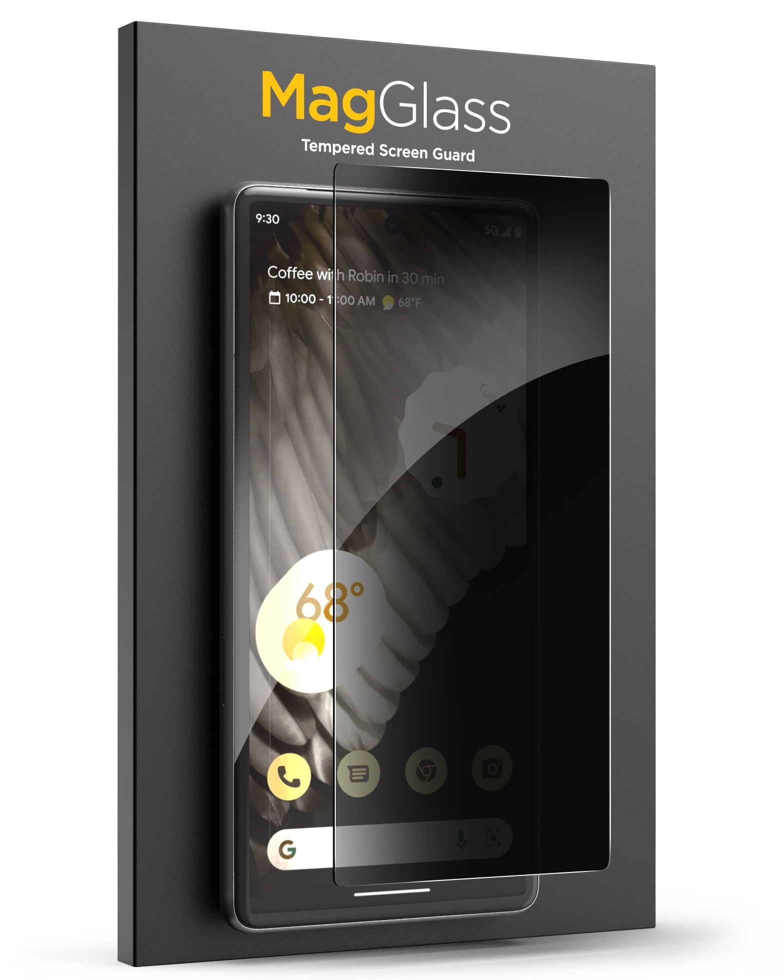 Magglass Tempered Glass Designed for Google Pixel 7a Privacy Screen ...