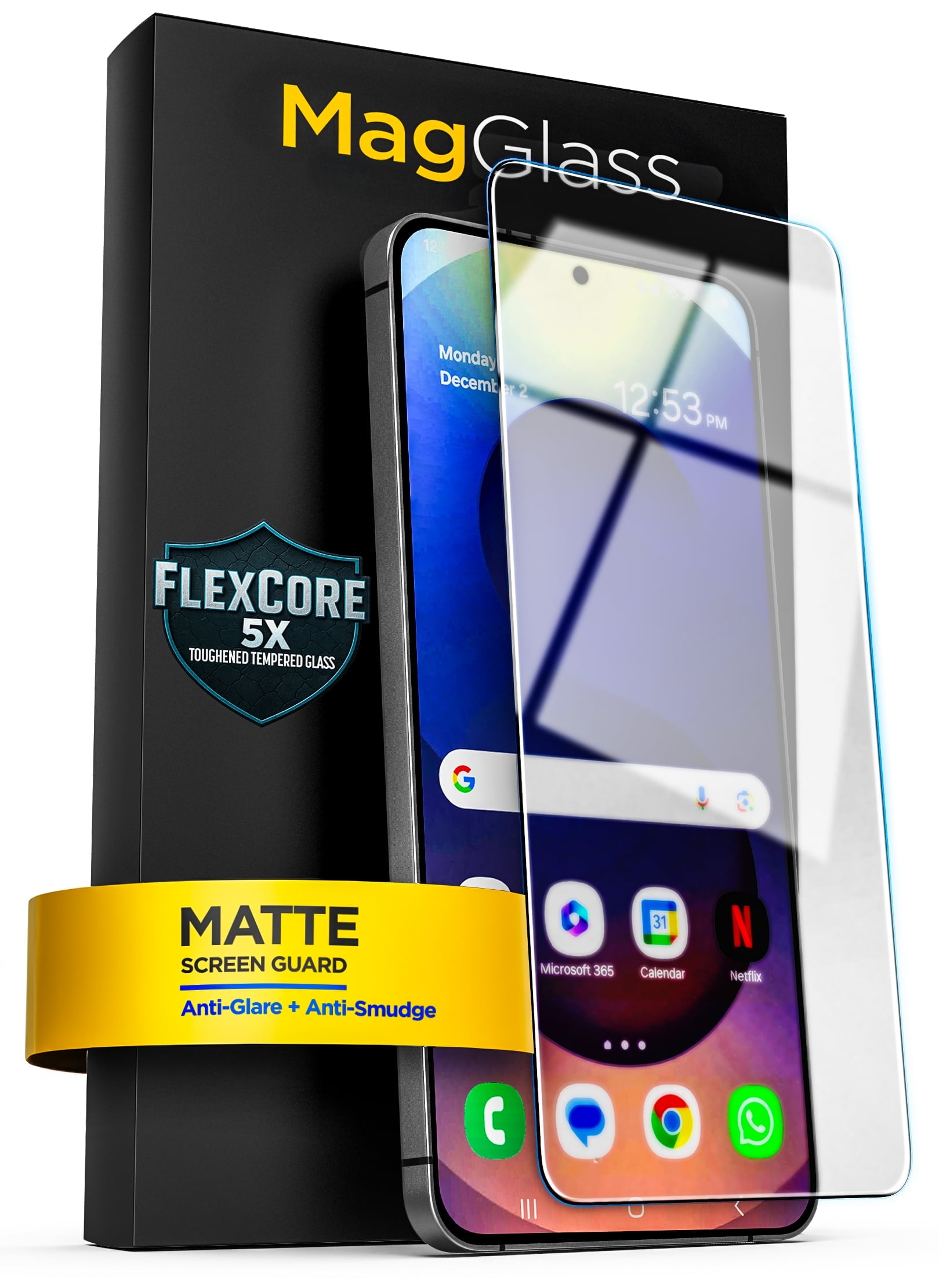 Magglass for Samsung Galaxy S25 Edge Matte Screen Protector, Anti Glare ...
