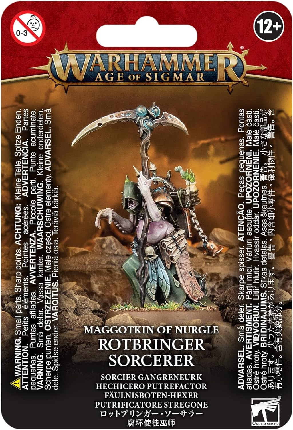 Warhammer Age of Sigmar Maggotkin of Nurgle Rotbringer Sorcerer GWS 83 ...