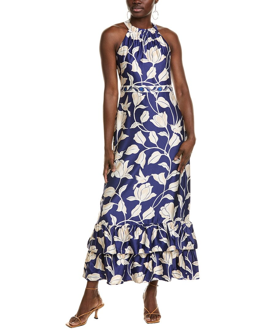 Maggy London womens Maxi Dress, 2, Blue - Walmart.com