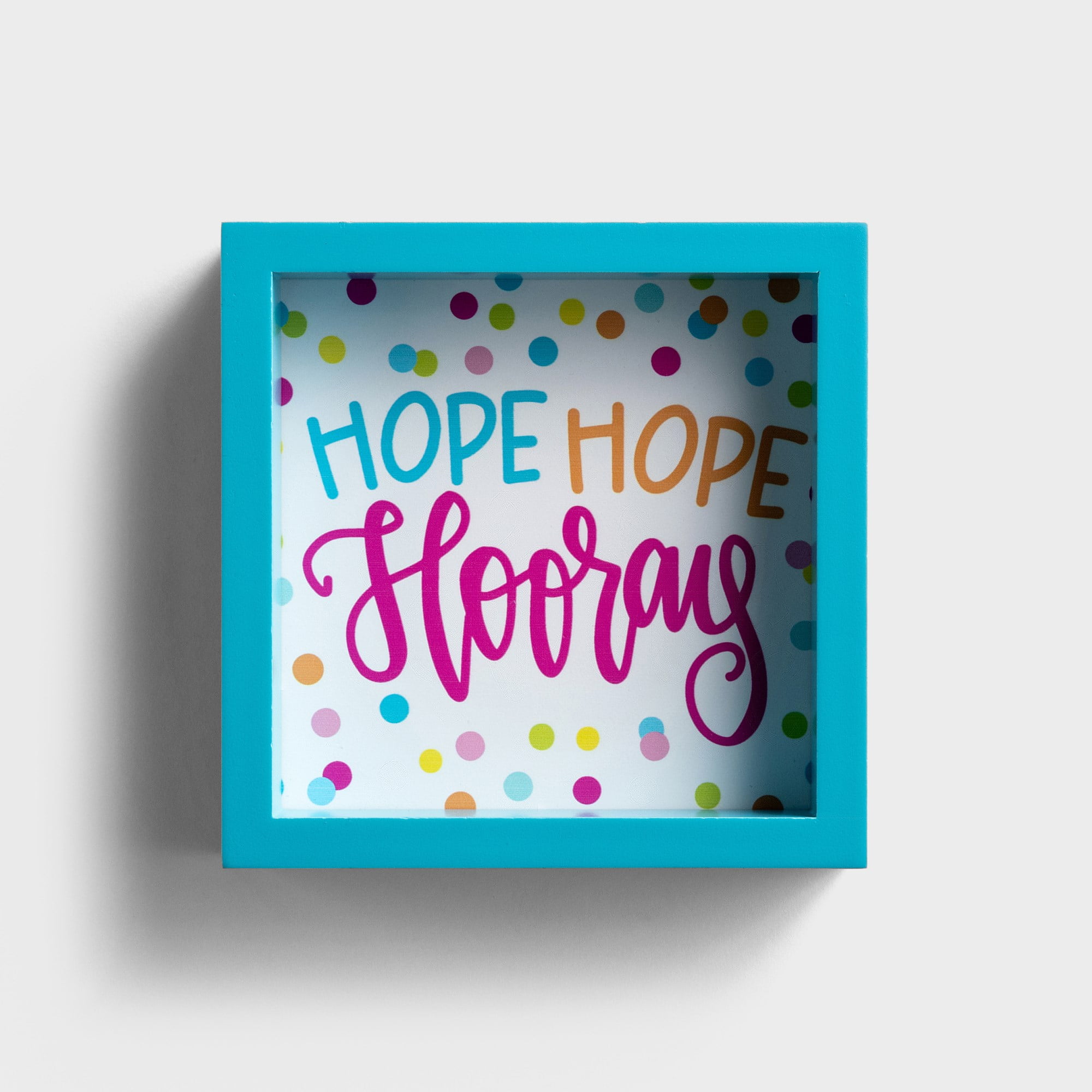 Wall Decor-Hope Hope Hooray (6 x 6) - Walmart.com