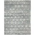 Magi Savannah Aqua Metallic Geometric Area Rug - 7'10"x10'10" - Walmart.com